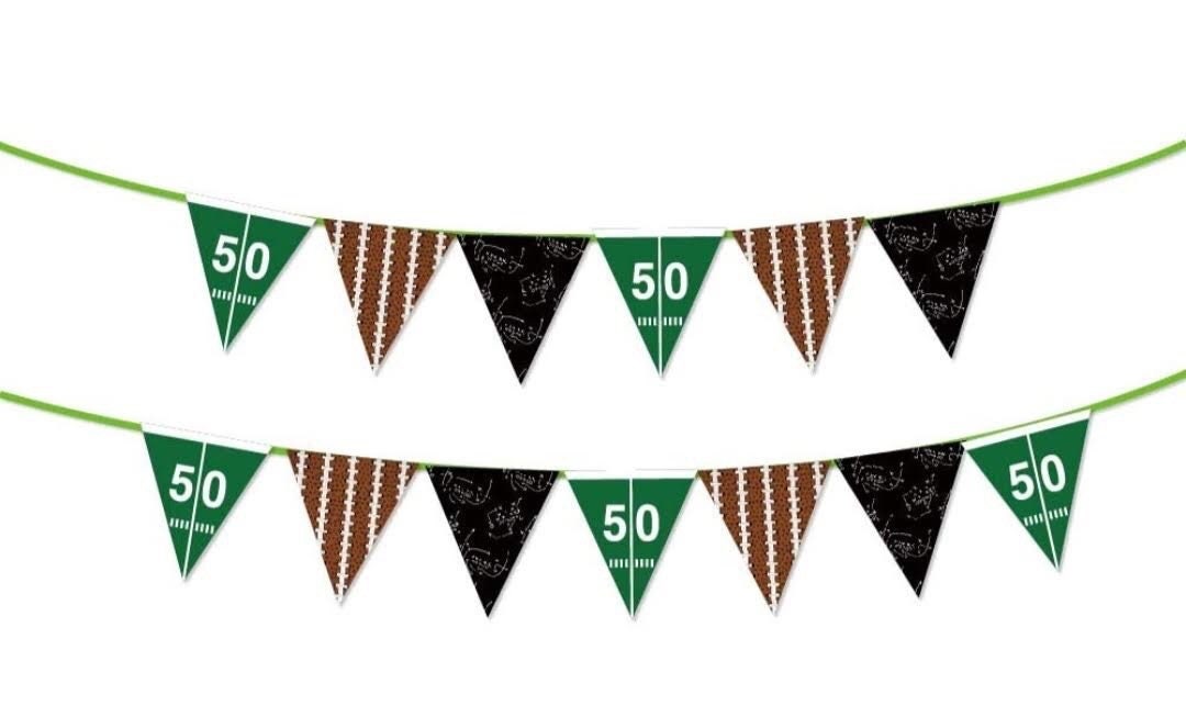 Football Theme Party Garland Banner,game Day Decoration Garland ...