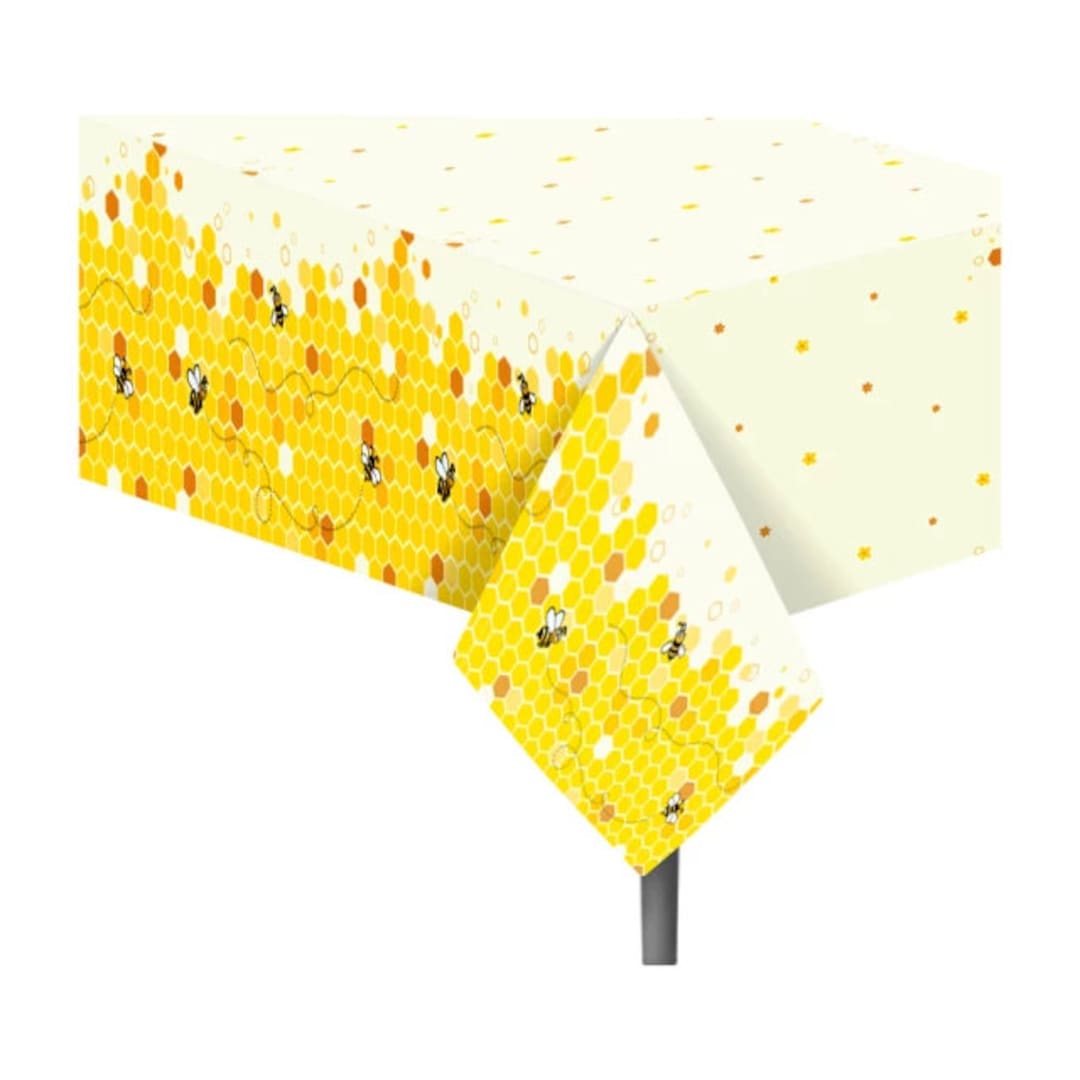 Bumble Bee Tablecloth,mommy to Bee Baby Shower,bee Birthday Table Decor ...