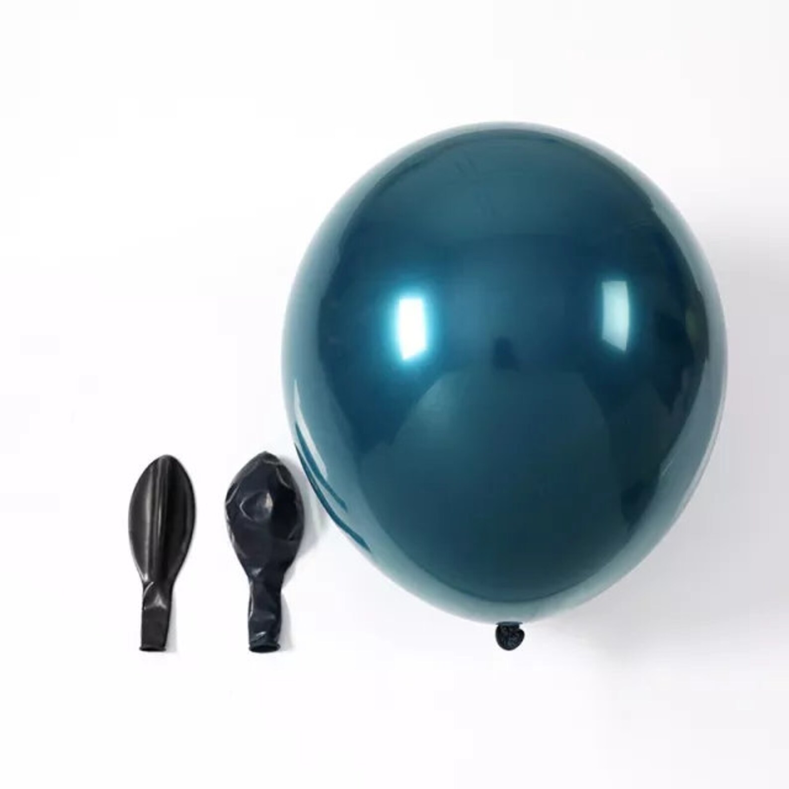 12 Dark Teal Latex Balloons: Party Decor, 10 Inch - Etsy