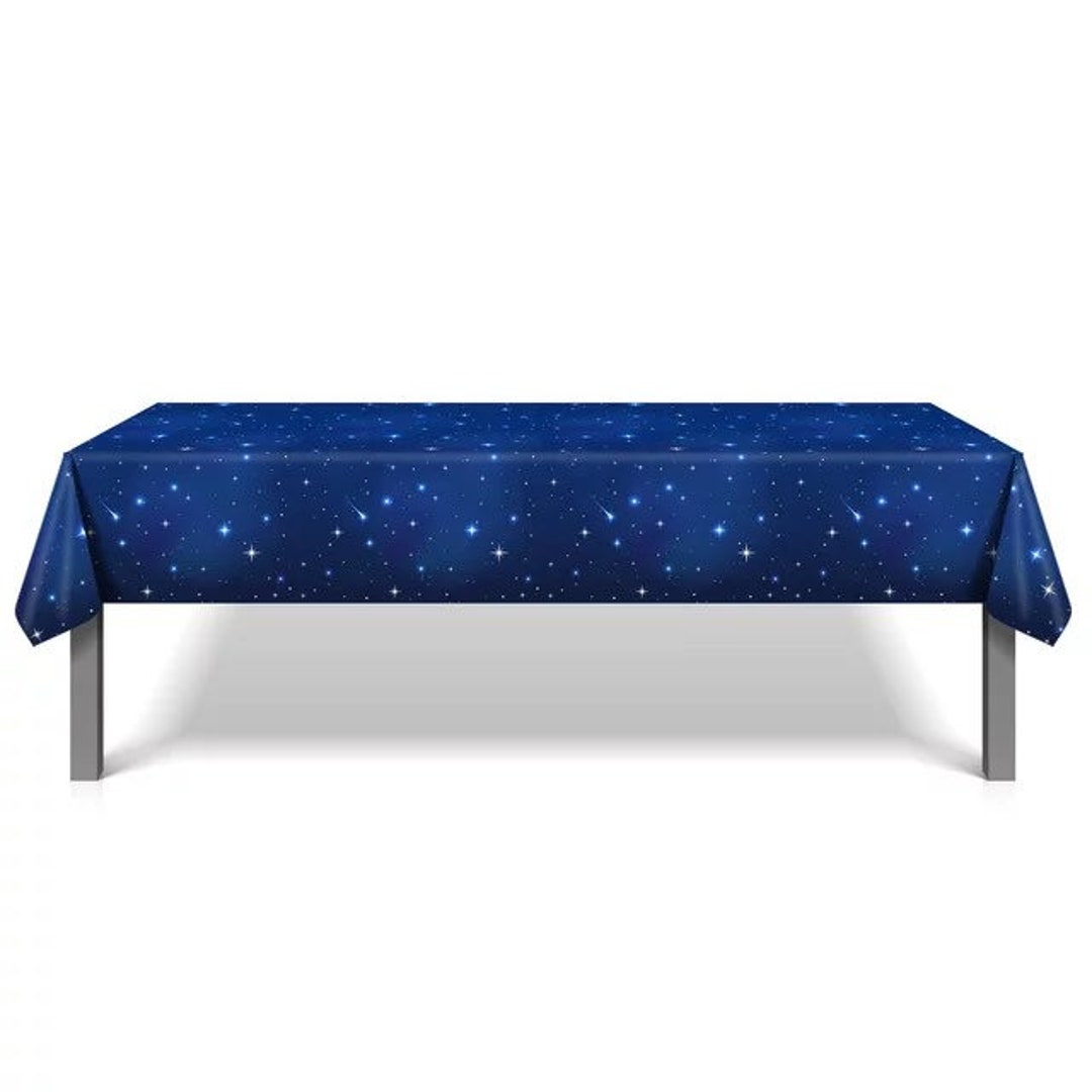 Space Disposable Tablecloth,outer Space Birthday Decor Galaxy Blast off ...