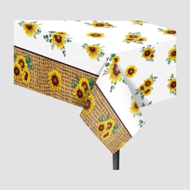 Sunflower Tablecloth - Etsy