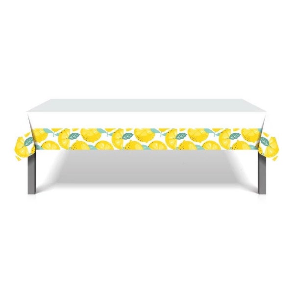 Lemon Tablecloth - Etsy