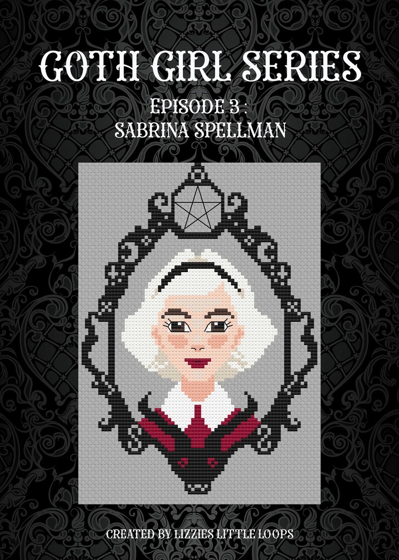 Goth Girls SAL Episode 3 Sabrina Spellman Digital Cross - Etsy