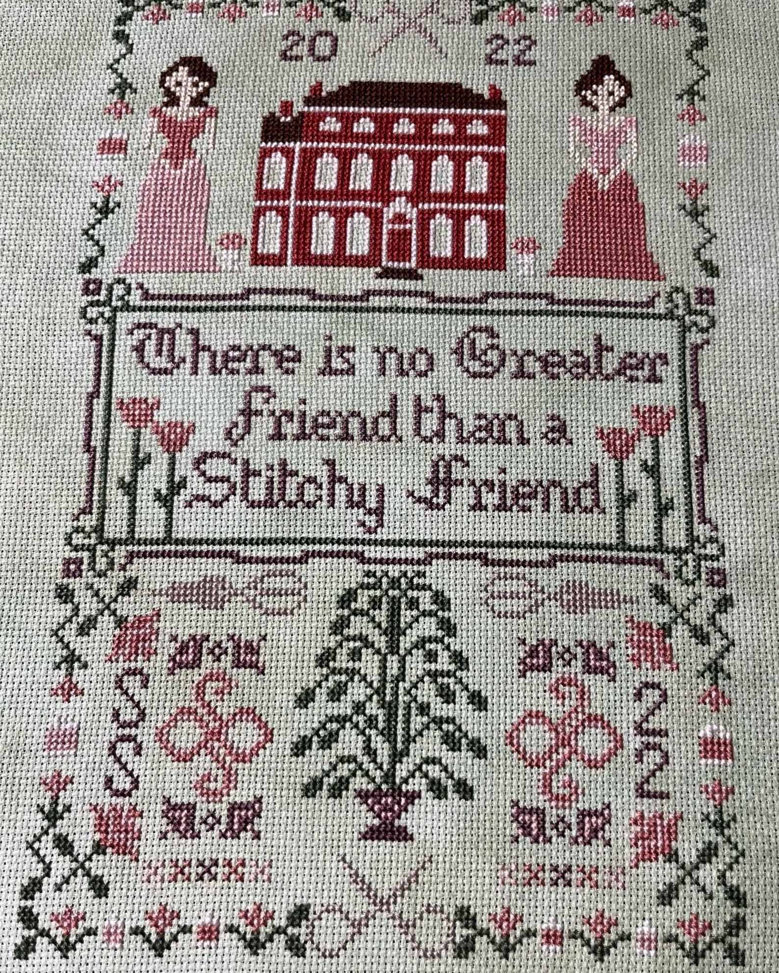 Friendship Sampler Cross Stitch Pattern Digital Pattern With - Etsy