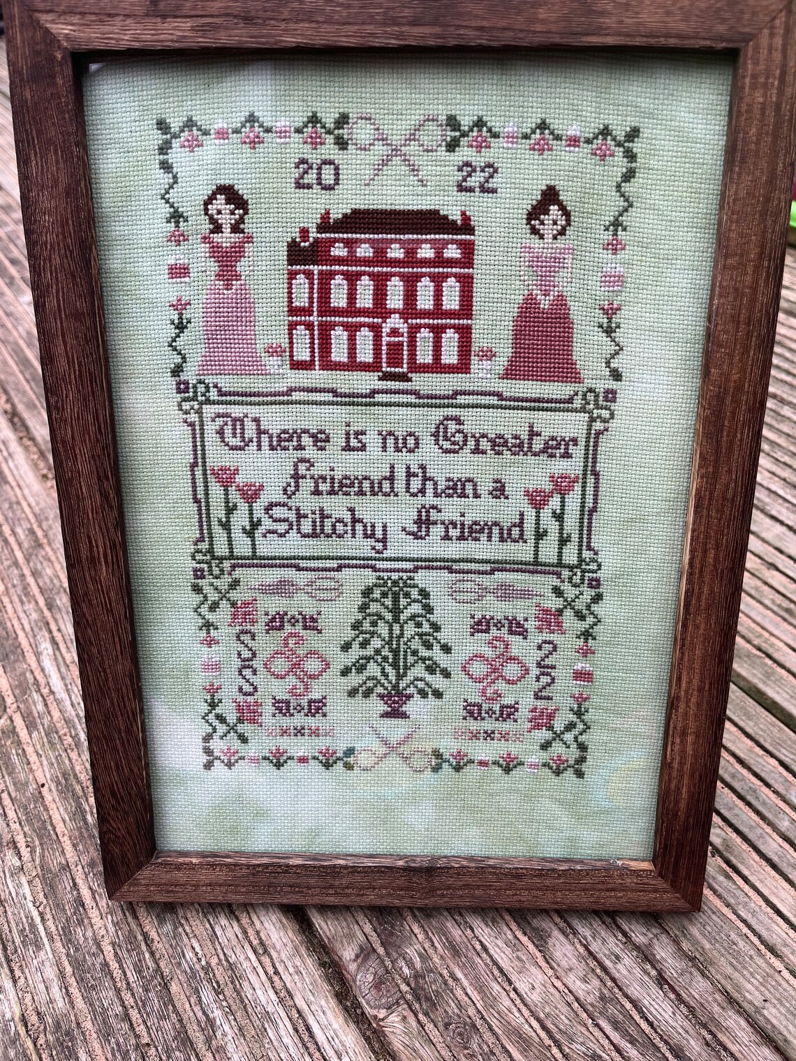 Friendship Sampler Cross Stitch Pattern Digital Pattern With - Etsy
