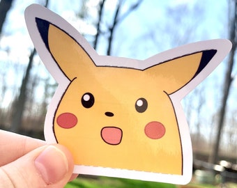 Pikachu Sticker | Etsy