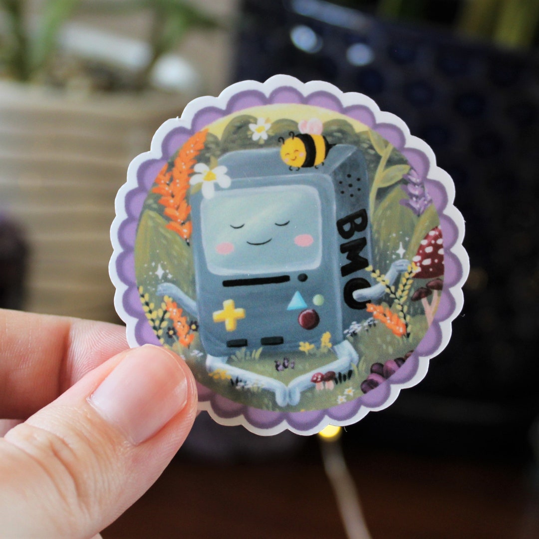 BMO Fanart Sticker-meditation Lover-meditating BMO - Etsy