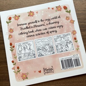 Bundled in Blossoms- Spring Coloring Book - Etsy