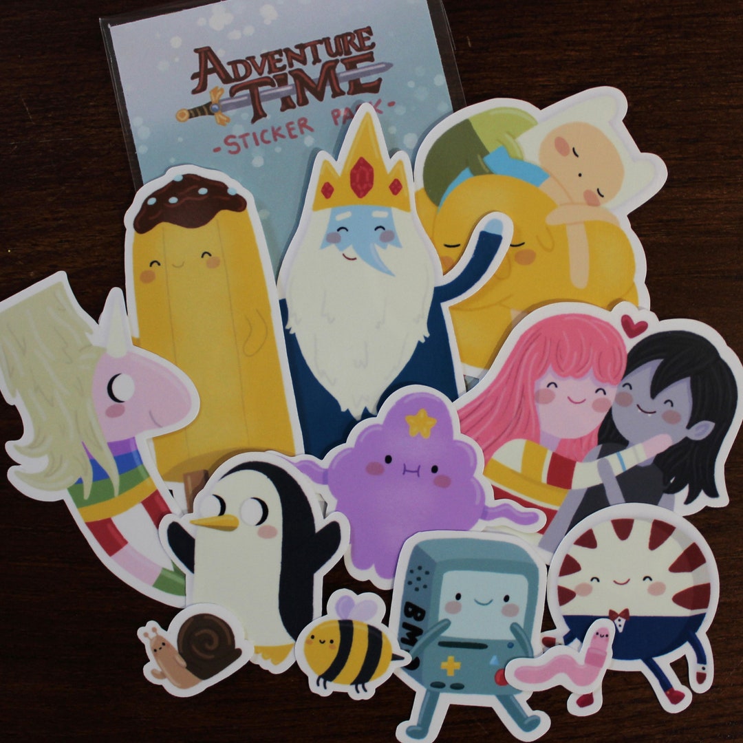 Adventure Time Stickers-vinyl Waterproof Stickers for Laptop-adventure ...
