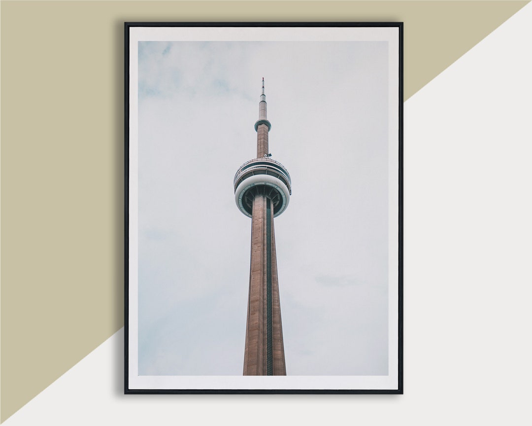 Toronto CN Tower Printable Print Toronto Poster CN Tower - Etsy