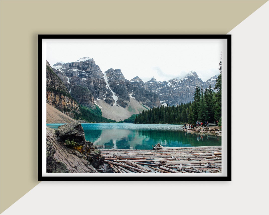 MORAINE LAKE Poster, Banff National Park Travel Print, Banff Print ...