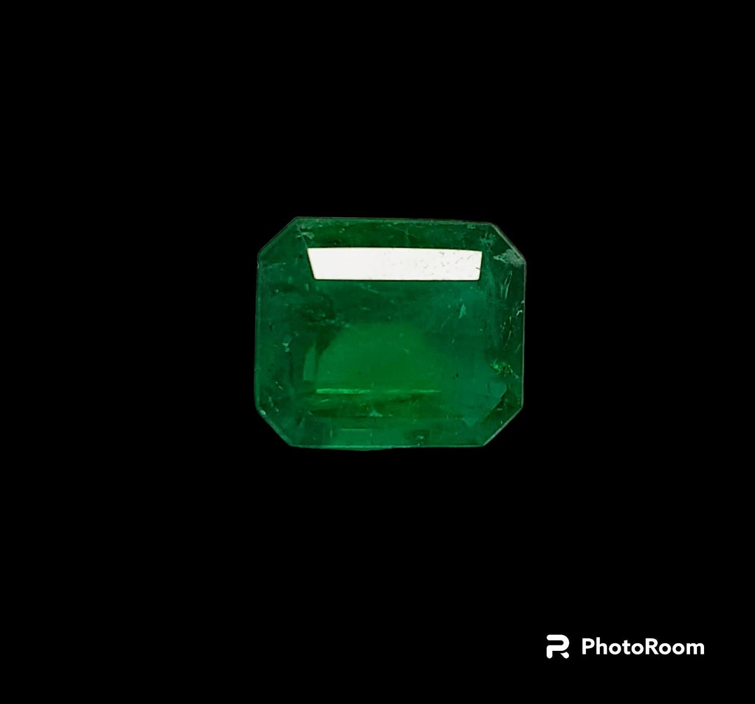 4.21 Ct Emerald Deep Rich Green Coloroctagon Shapeoriginal - Etsy
