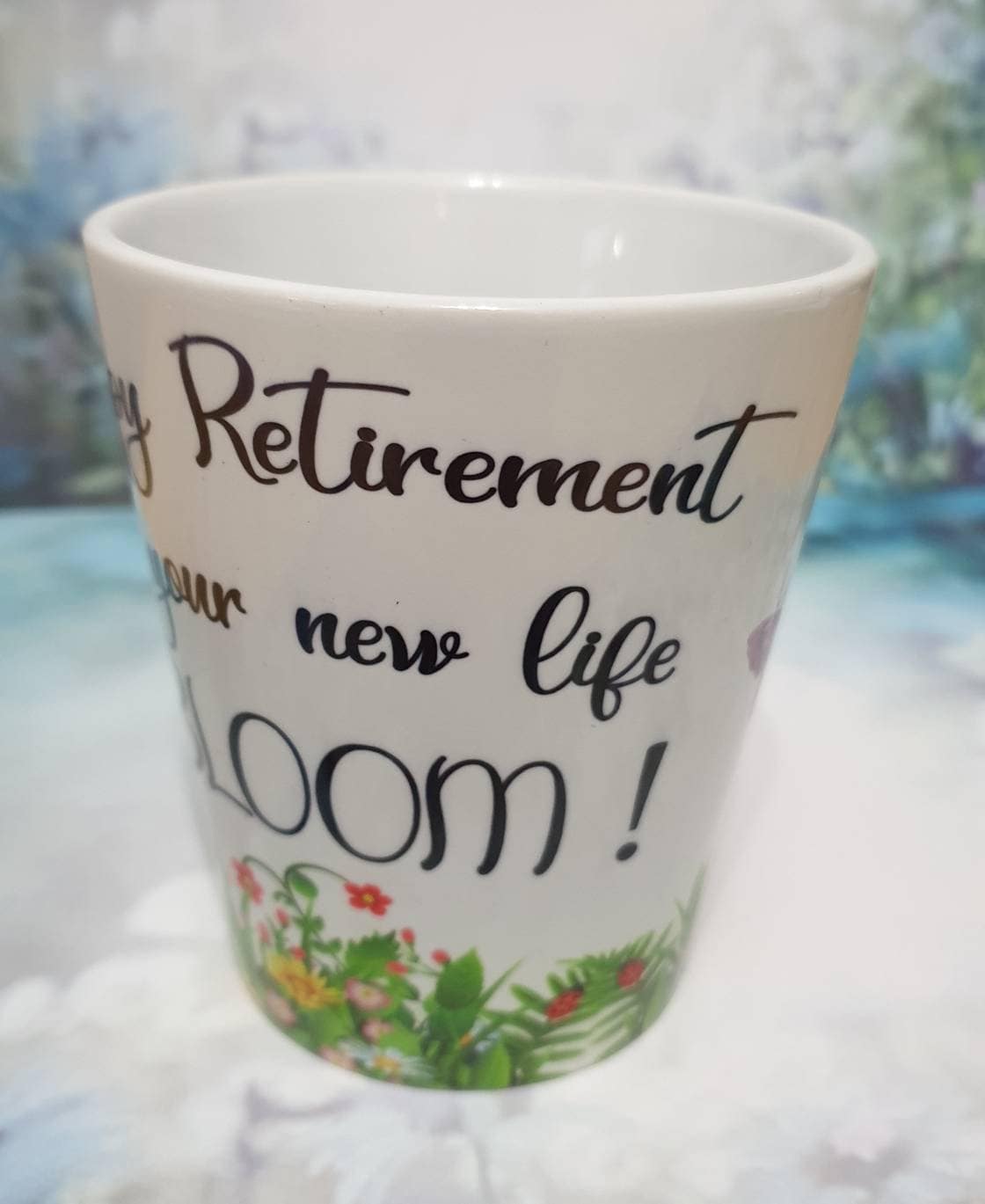 Retirement Flower Pot at Alex Grey blog