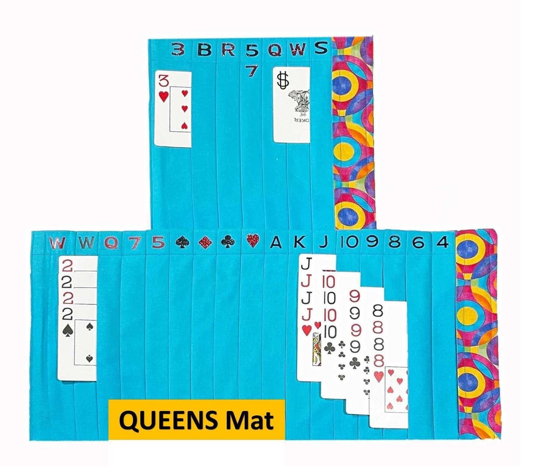 QUEEN Mary Aqua Queens Samba Card Organizer Mats Keep - Etsy