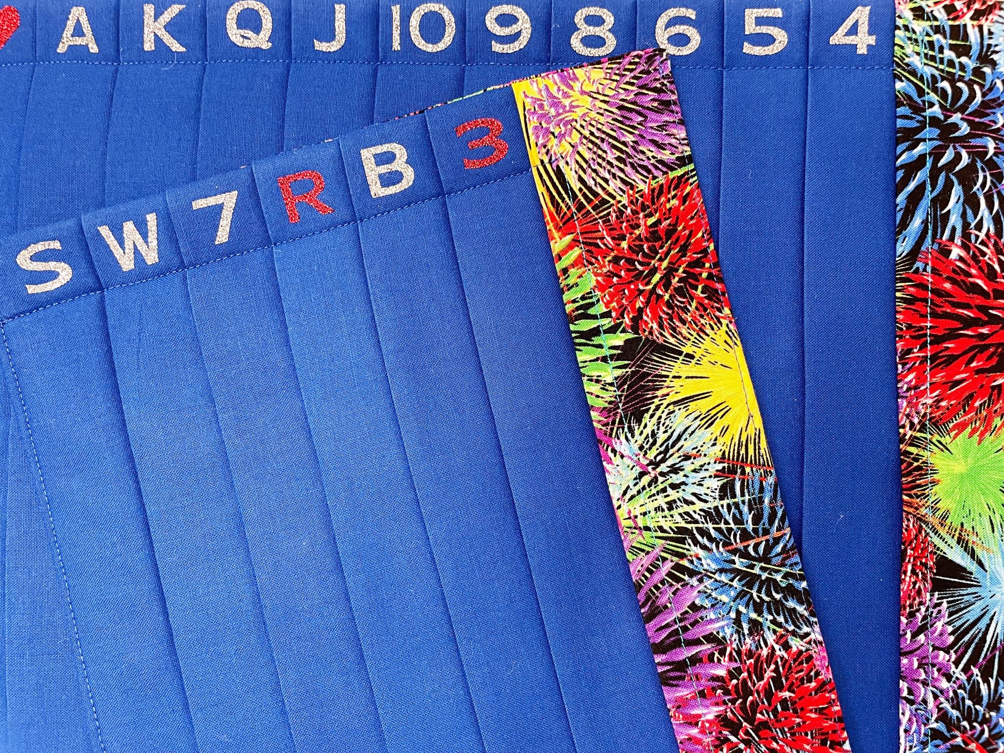 FIREWORKS - Royal Blue - Samba Card Organizer Mats Keep Cards Neat ...