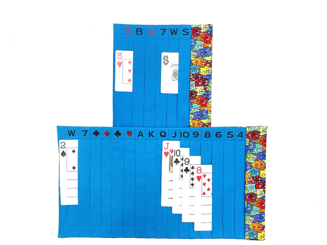 Purrky Turquoise Samba Card Organizer Mats Keep Cards Neat, Uses Less ...