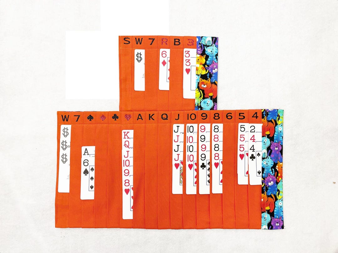 Neon Nellie- Orange - Samba Card Organizer Mats Keep Cards Neat, Uses ...