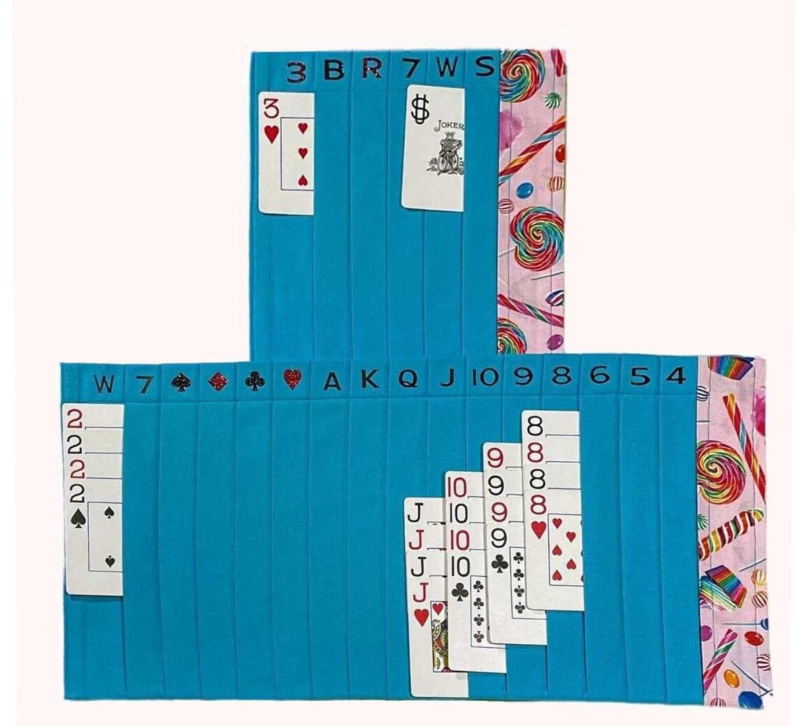 Lollipop Aqua Samba Card Organizer Mats Keep Cards Neat, Uses Less ...
