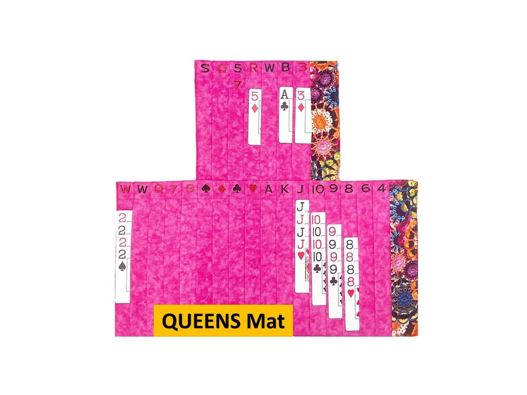 QUEEN Crochetta - Hot Pink - Queens Samba Card Organizer Mats Keep ...