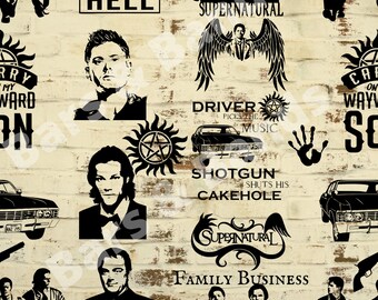 Supernatural Fabric - Etsy