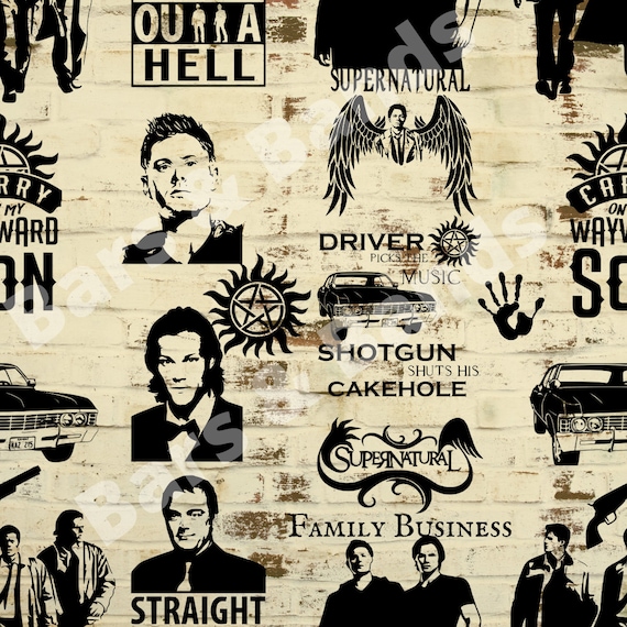 Winchester Supernatural Digital Download Seamless Pattern File - Etsy