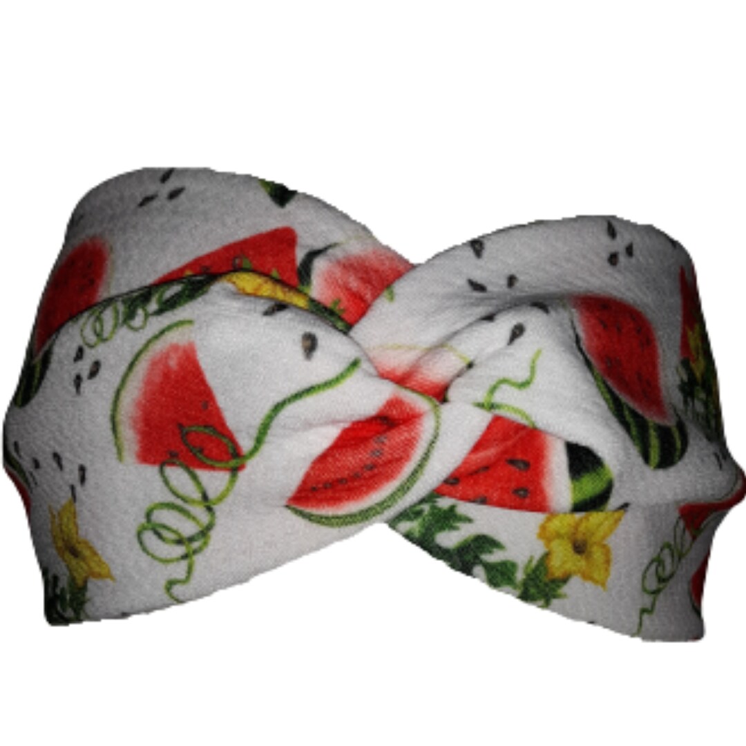 19 Watermelon Vines Twist Turban Headband Hair Accessory Stretch Yoga ...