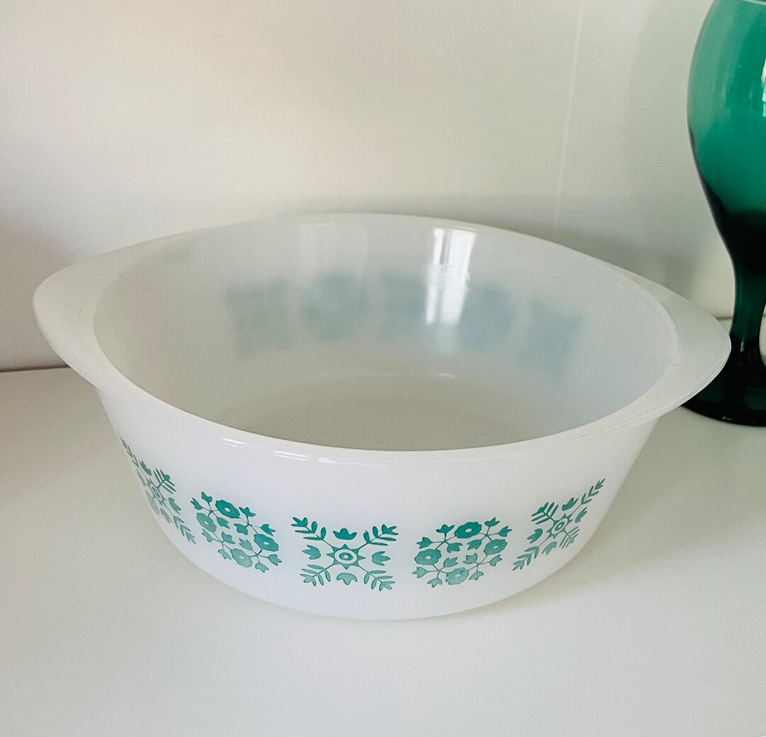VTG Pyrex Bowl, Blue, Pyrex Glasbake 239 - Etsy