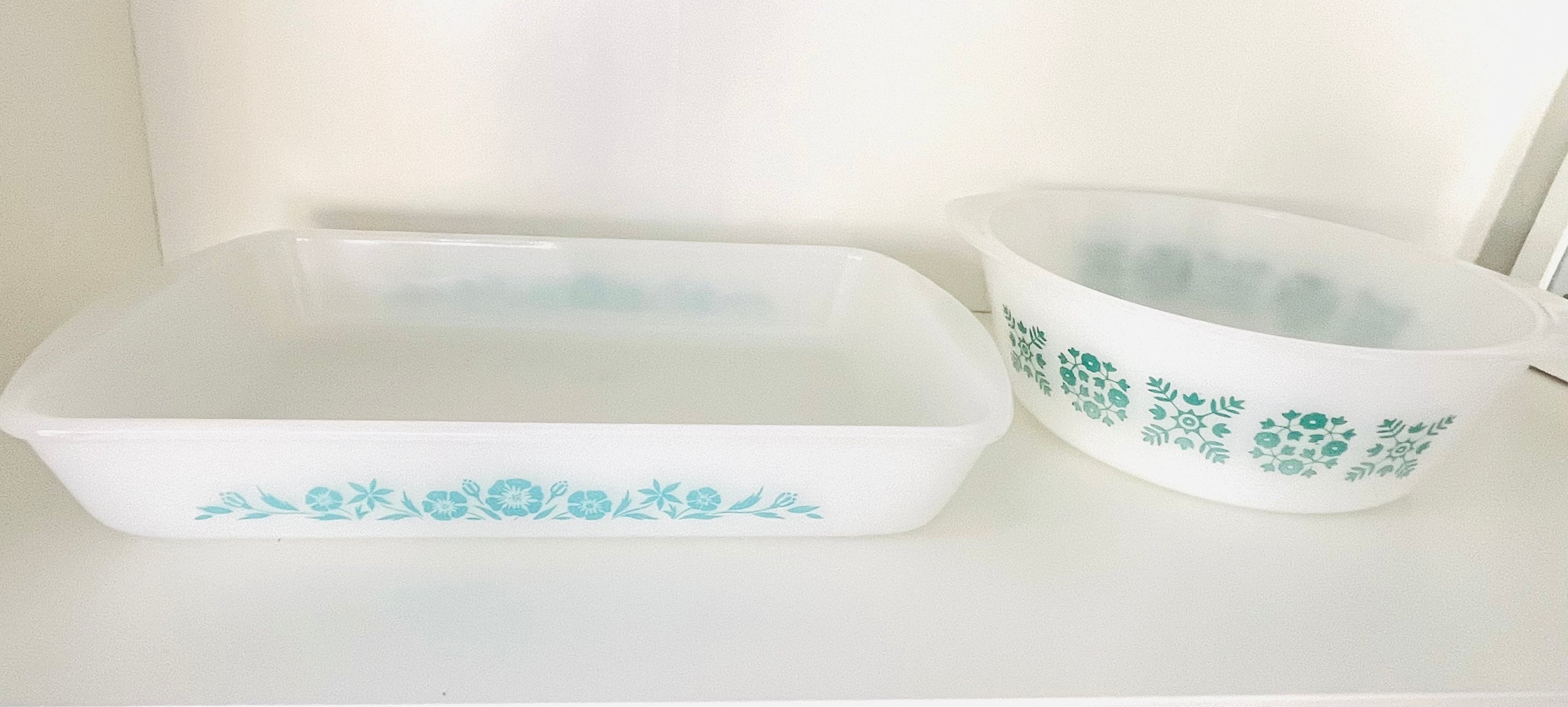 VTG Pyrex Bowl, Blue, Pyrex Glasbake 239 - Etsy