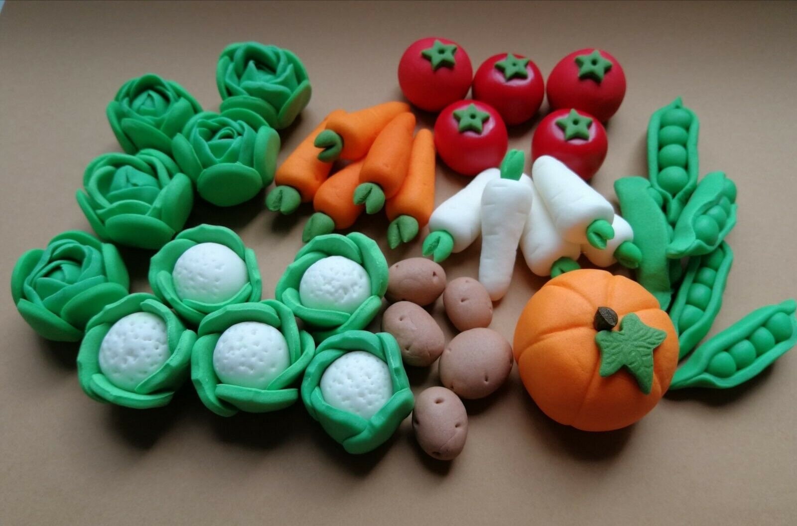 32-34 Handmade Rabbit Vegetables / Cake Cupcake Topper / - Etsy