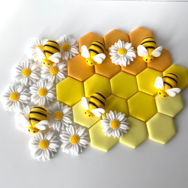 Bee Cake Decorations - Etsy