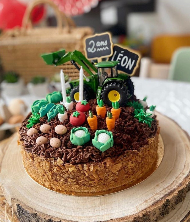 Handmade Vegetables / Cake Cupcake Topper / Edible Sugar Paste | Etsy