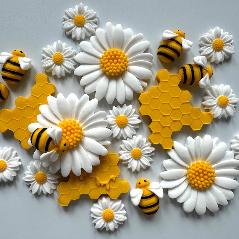 Bee Cake Decorations - Etsy
