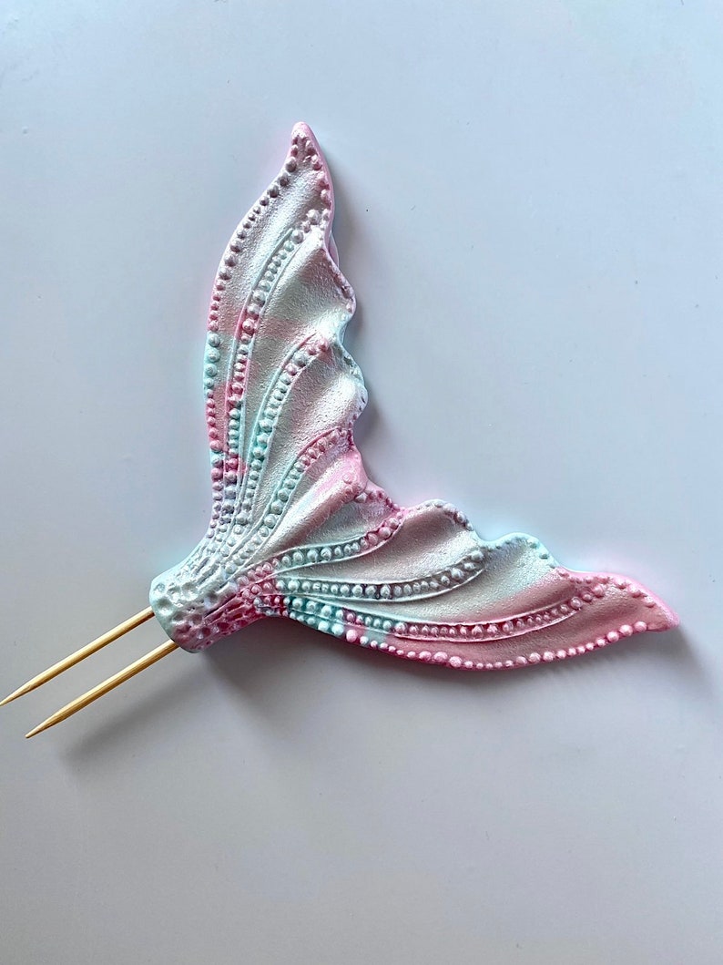 Large Edible Mermaid Tail Seashells Starfish Sugar Cake - Etsy