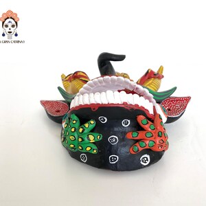 Black Devil Mask - Ocumicho, Michoacan - 25 Cm. 10 In. - Etsy