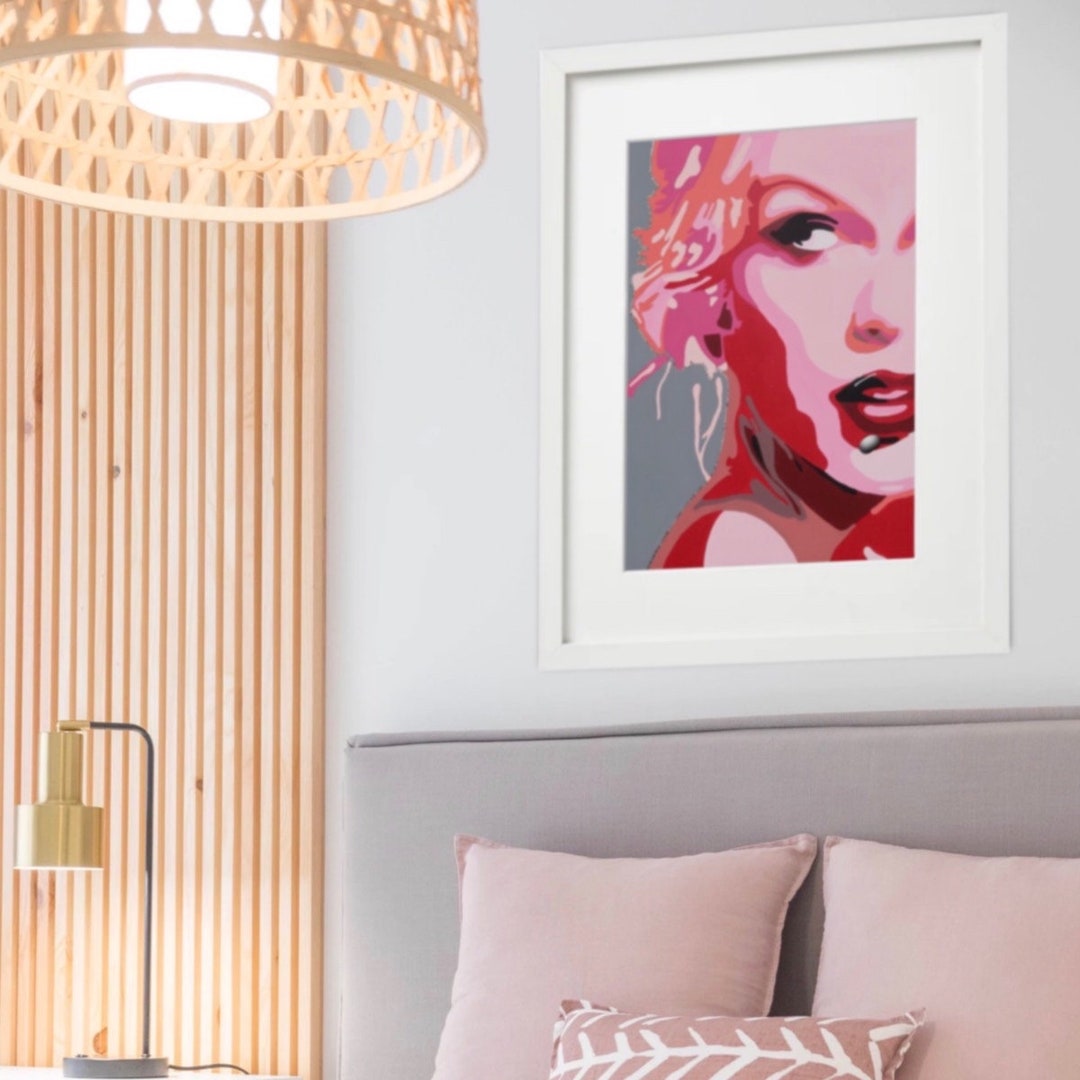 Taylor Swift Art Print Taylor Swift Merchandise Tylor Swift Painting ...