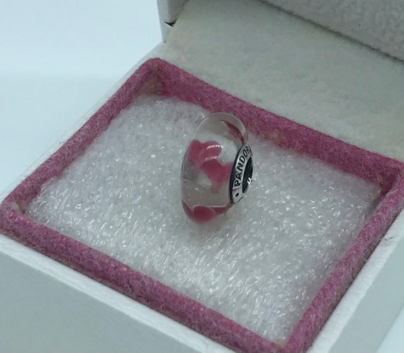Pandora Wild Hearts S925ALE Murano Glass Charm 791649 M21 - Etsy Canada