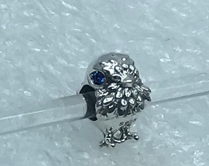 Pandora, Silver Sparkling Cute Chick Charm blue Eye S925ALE 790769C01 ...