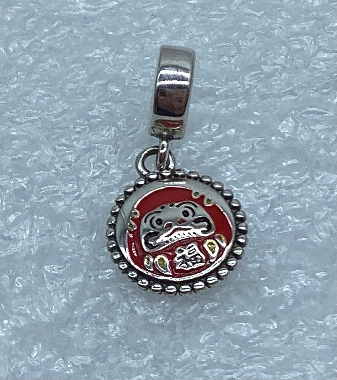 Pandora, “ Red Daruma Doll” S925ALE, Dangle Pendant Charm #798920C01 ...