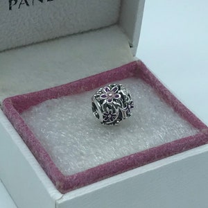 Pandora , “ Openwork Purple Daisy Flower Garden ” Charm , S925ALE ...