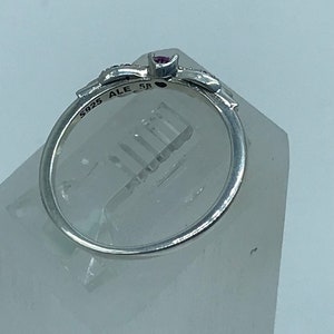 Pandora, Sparkling Angel Wings Ring Pink Stone Size 58/8.5 Us/can ...