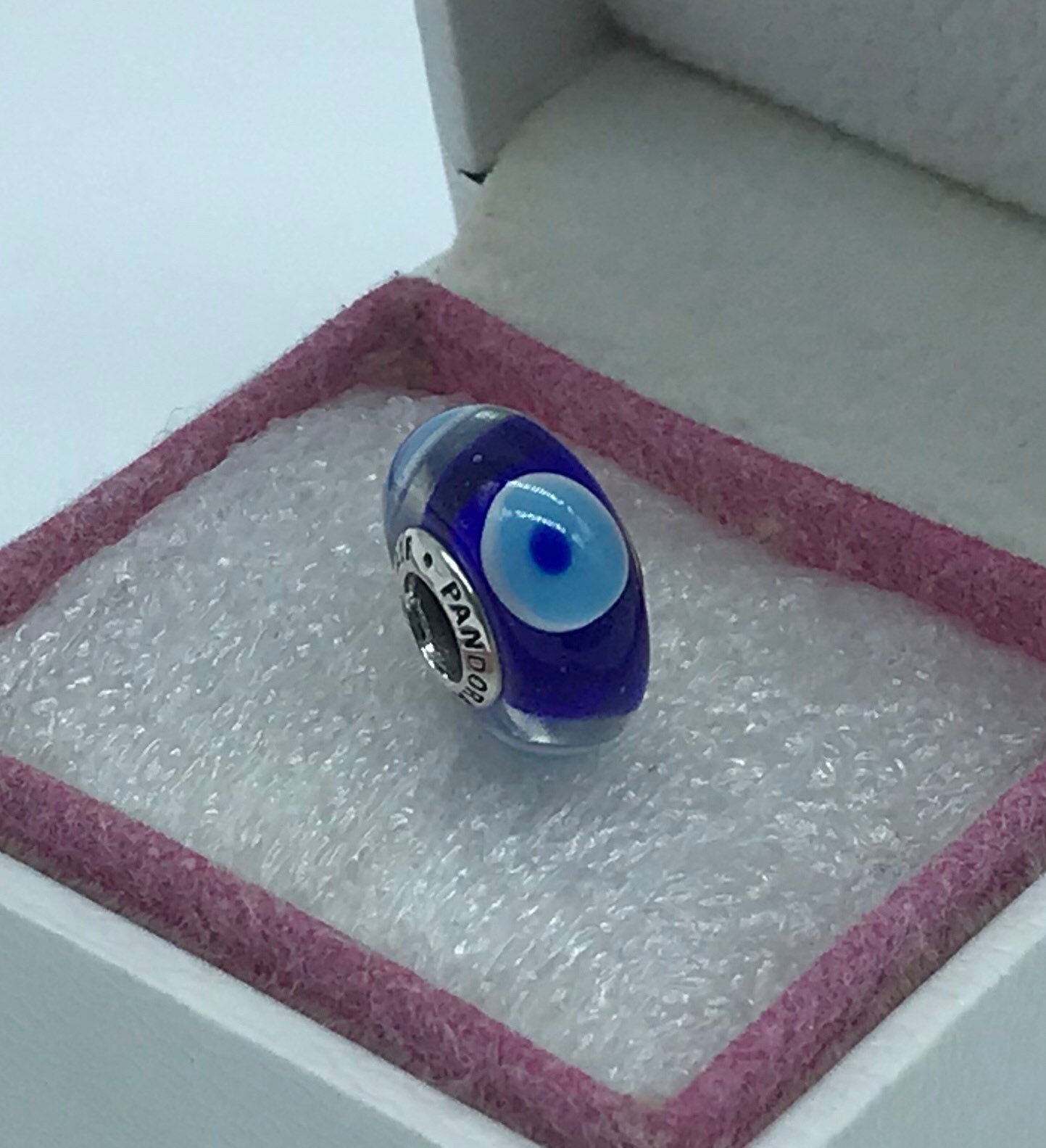 Pandora Evil Eye Blue/Aqua Protection S925ALE Murano | Etsy