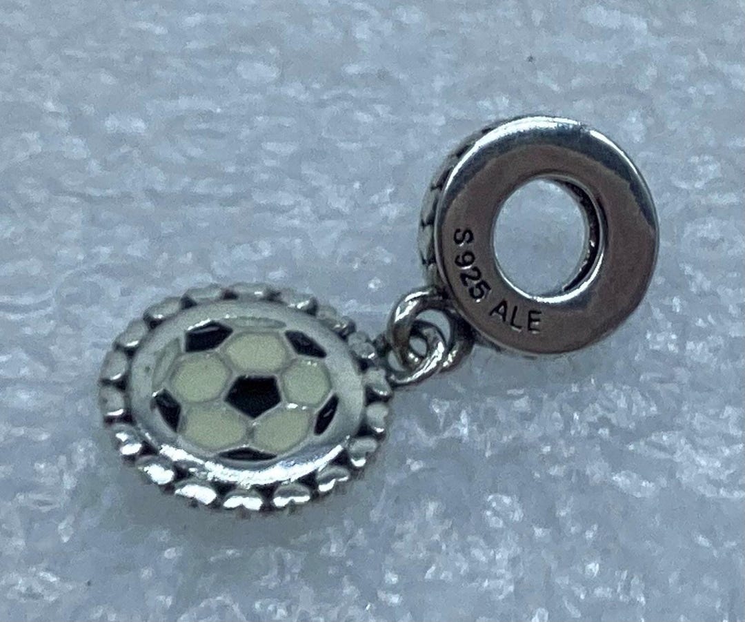 Pandora Soccer Charm Goal Dangle Pendant Charm Sports Charm Silver S925 ...