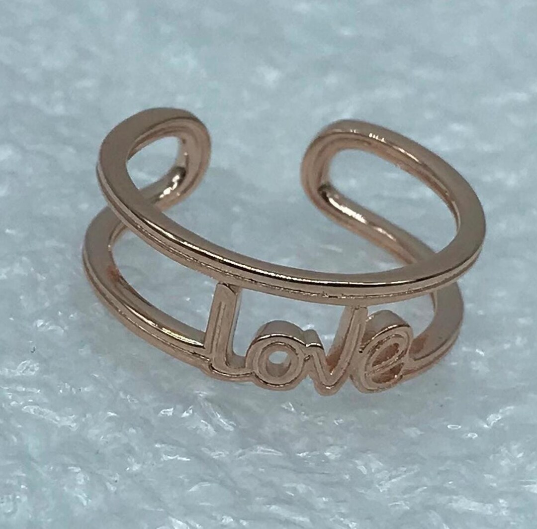 Pandora ME, Rose Gold ™ “ 58 Love Open Ring “ Size 58/8.5 US 14k Gold ...
