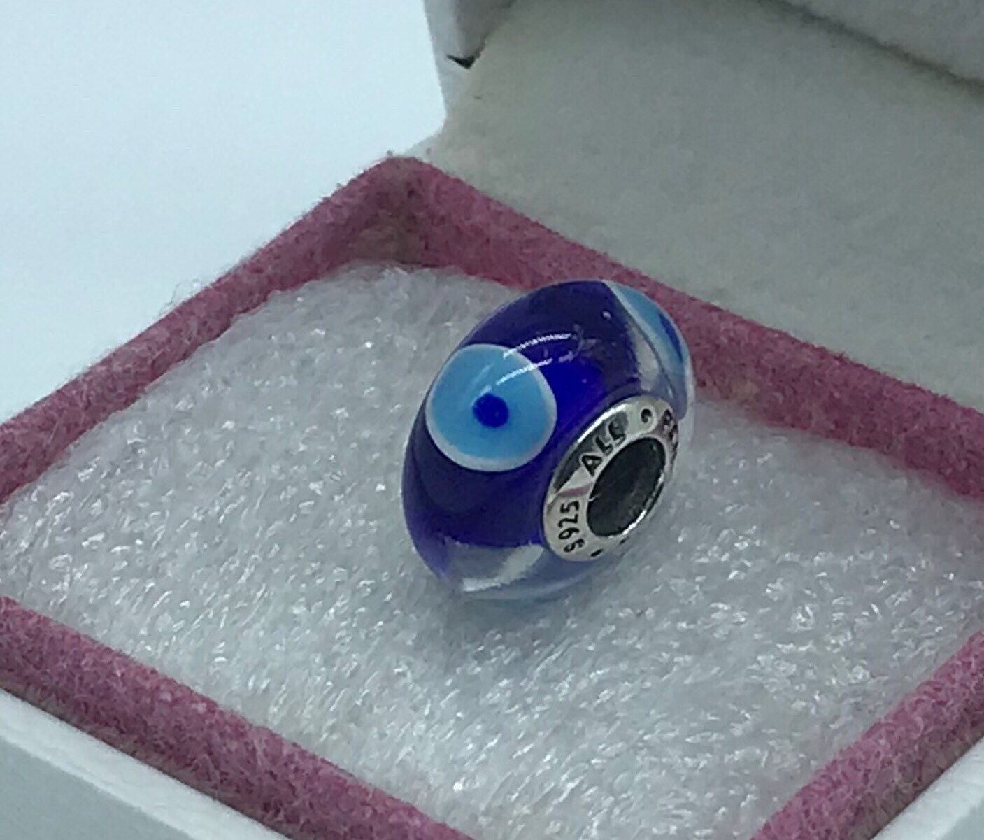 Pandora evil Eye Blue/aqua Protection S925ALE Murano - Etsy Canada