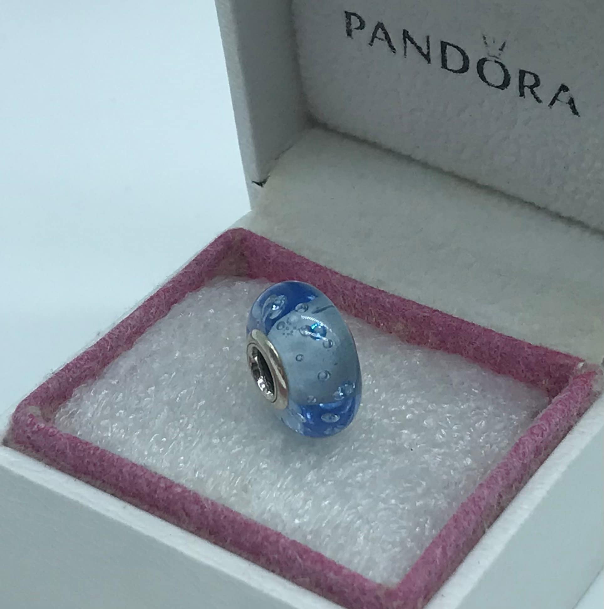 Pandora Ice Drops Effervescence Murano Glass Charm | Etsy