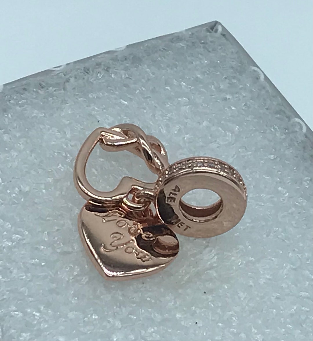 Pandora Rose ™ Love You Infinity Heart S925ALE Dangle - Etsy