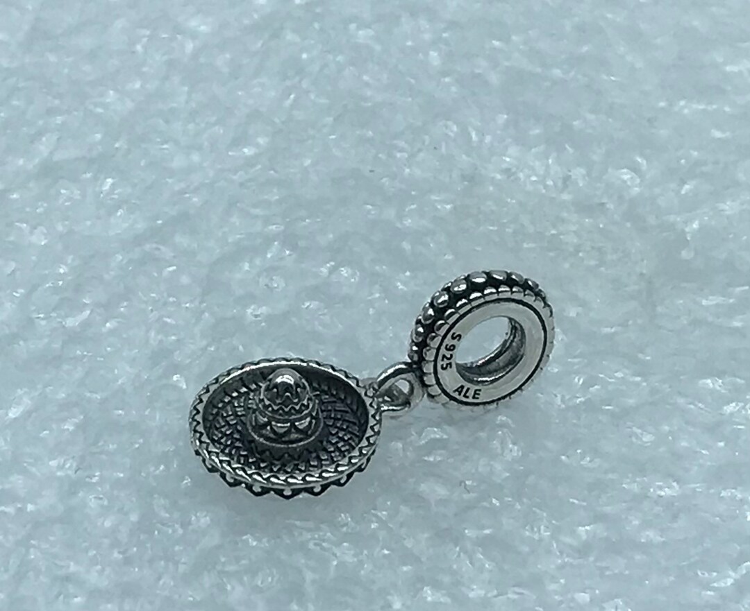 Pandora, “mexican Sombrero Hat “ Dangle Pendant Charm S925ALE Charm P97 ...