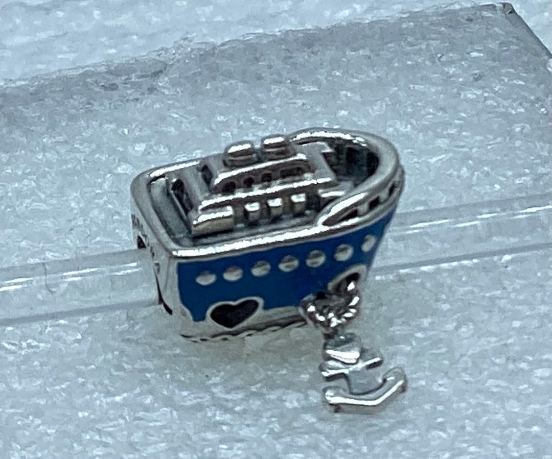 Pandora , “ Anchored Cruise Ship” Charm S925ALE #792198C01 A87-11 - Etsy