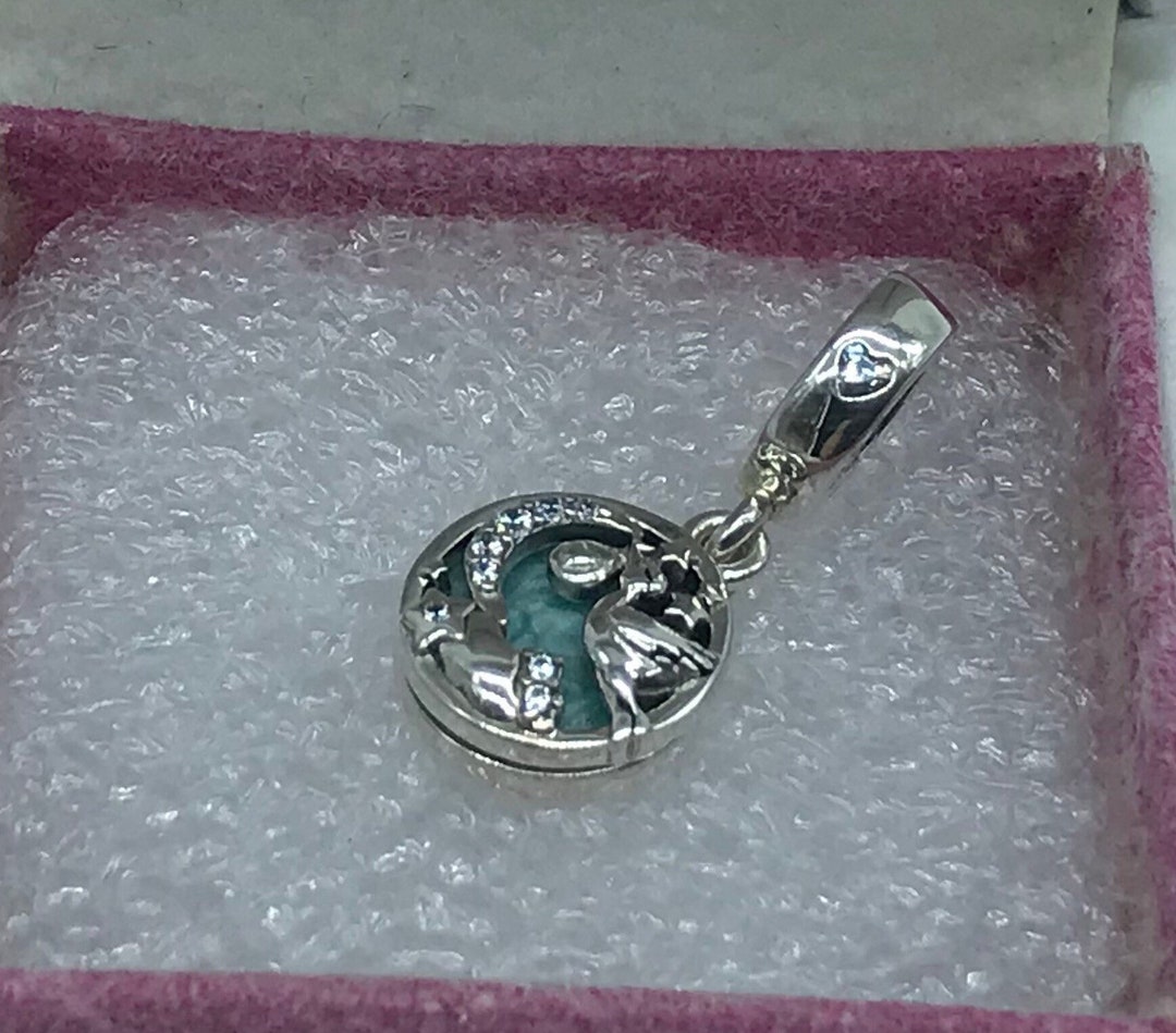 Pandora, stork & Twinkling Stars Dangle Pendant S925ALE, Charm ...