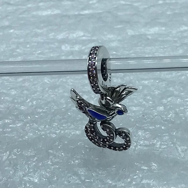 Silver Phoenix Charm - Etsy